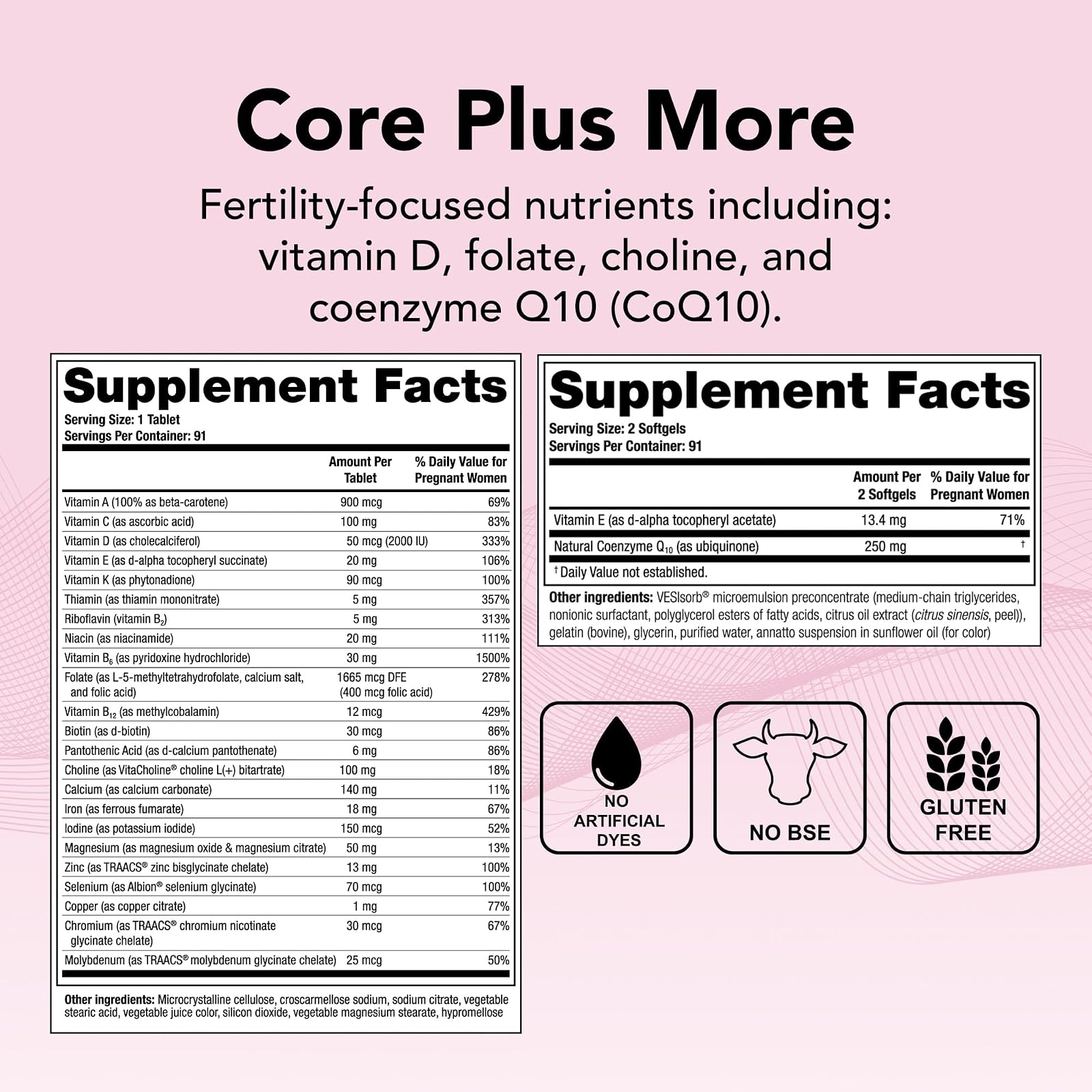 TheraNatal OvaVite prenatal dha support