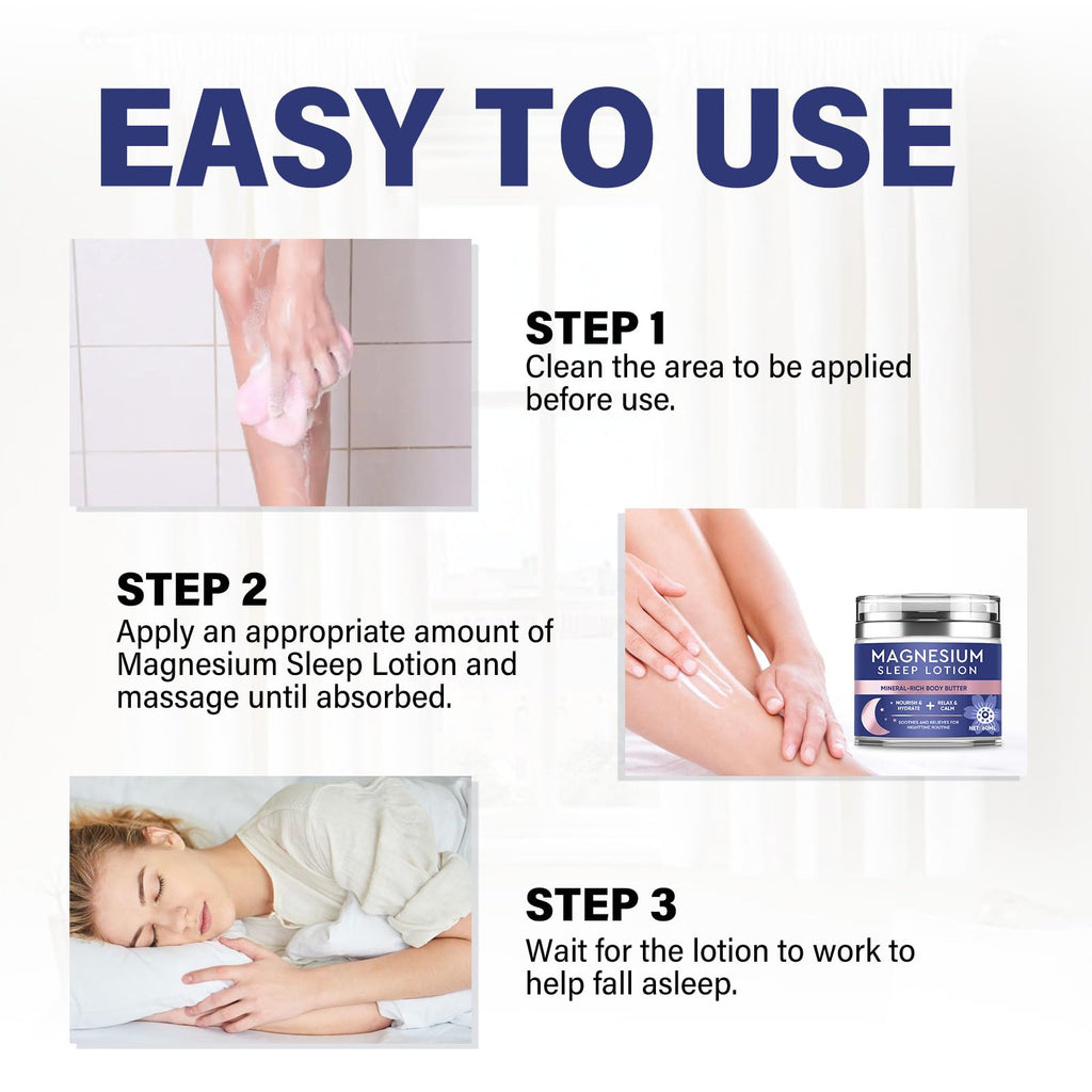 therapeutic lotion for improved sleep