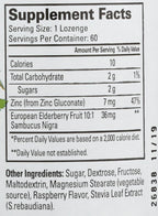 TheraZinc lozenges with elderberry extract