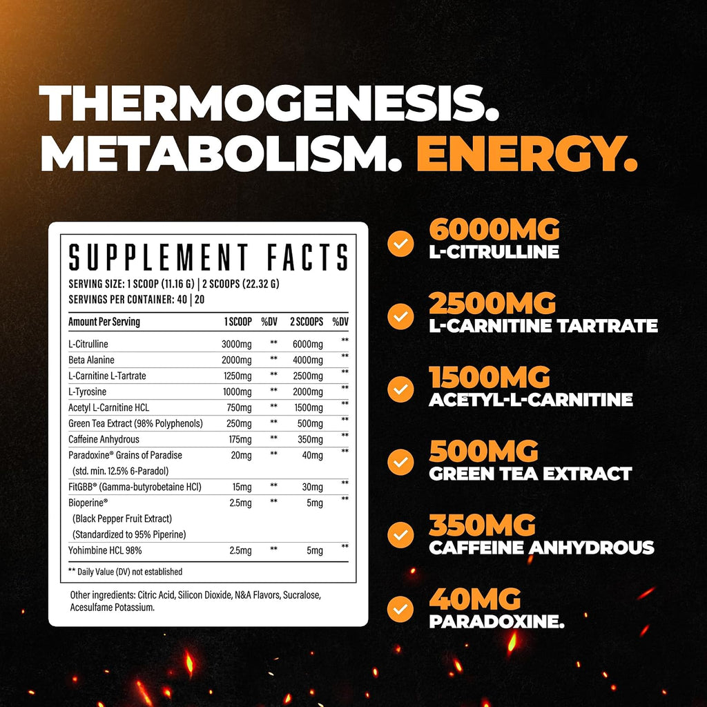 thermogenic pre workout for fat loss