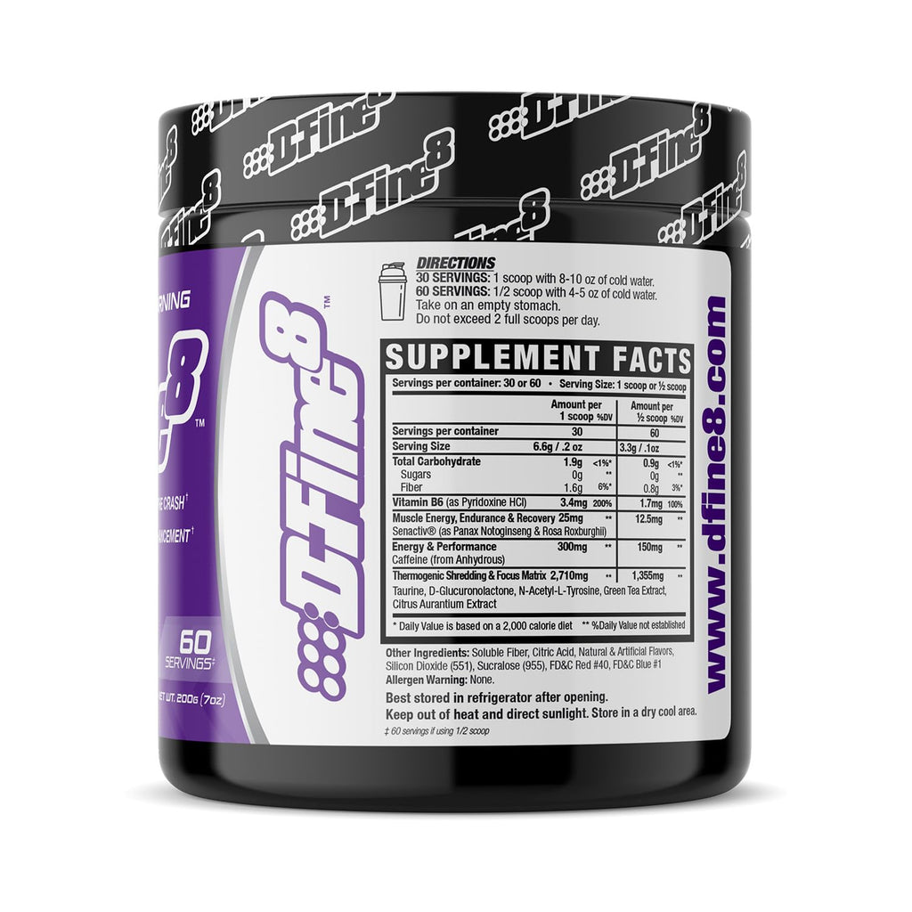 Thermogenic pre-workout powder for endurance