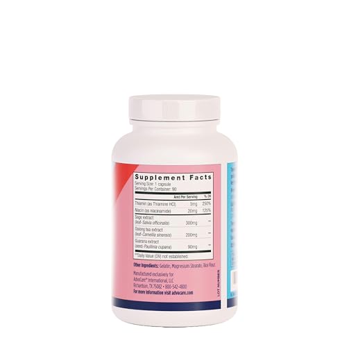 Thiamine enriched blended vitamin capsules