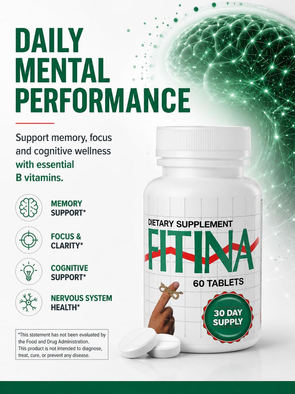 thiamine for enhanced brain function