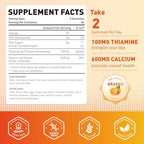 Thiamine gummies for improved metabolism