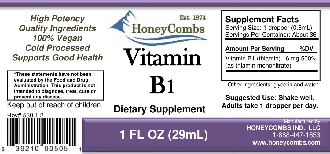 Thiamine mononitrate for energy support