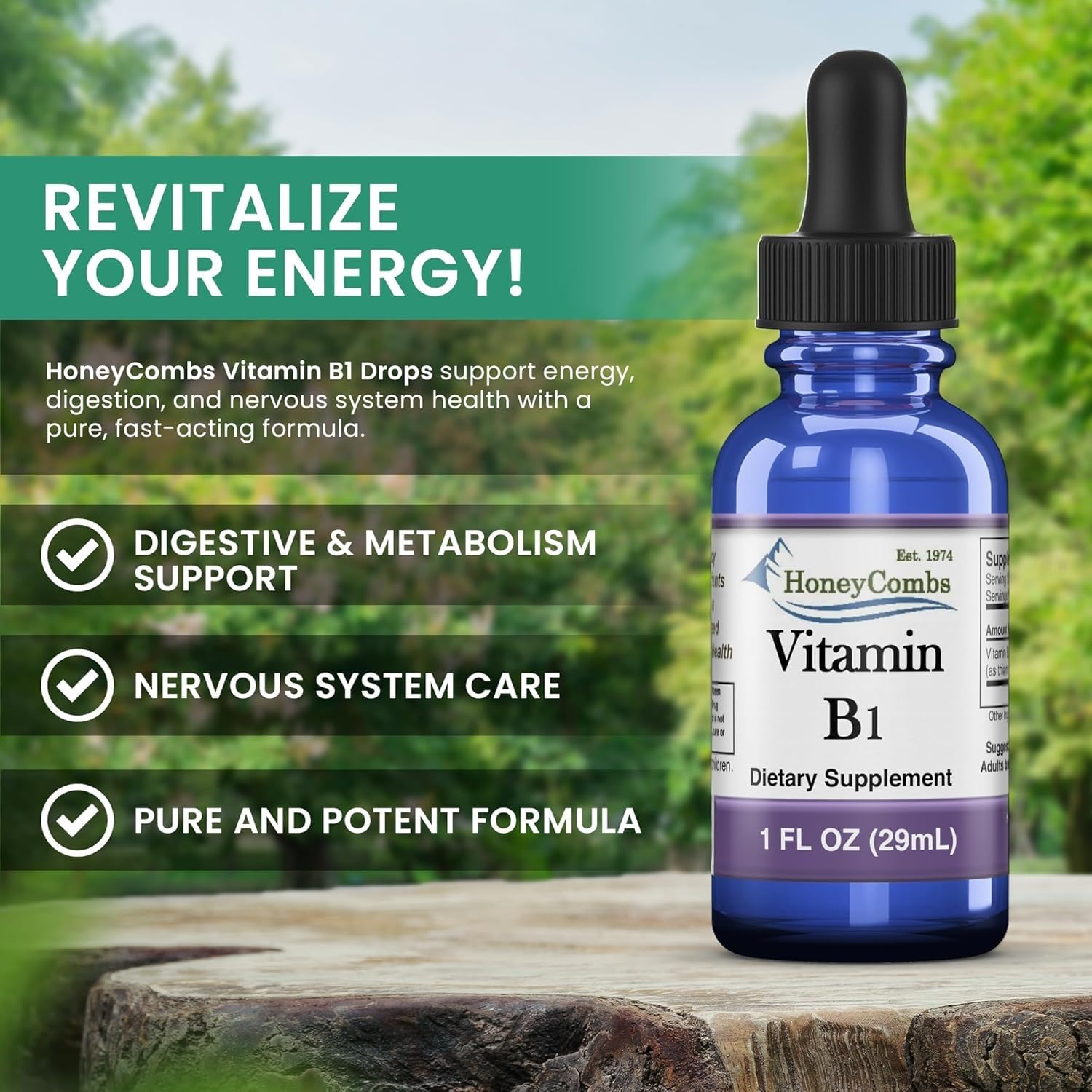 Thiamine mononitrate for overall vitality