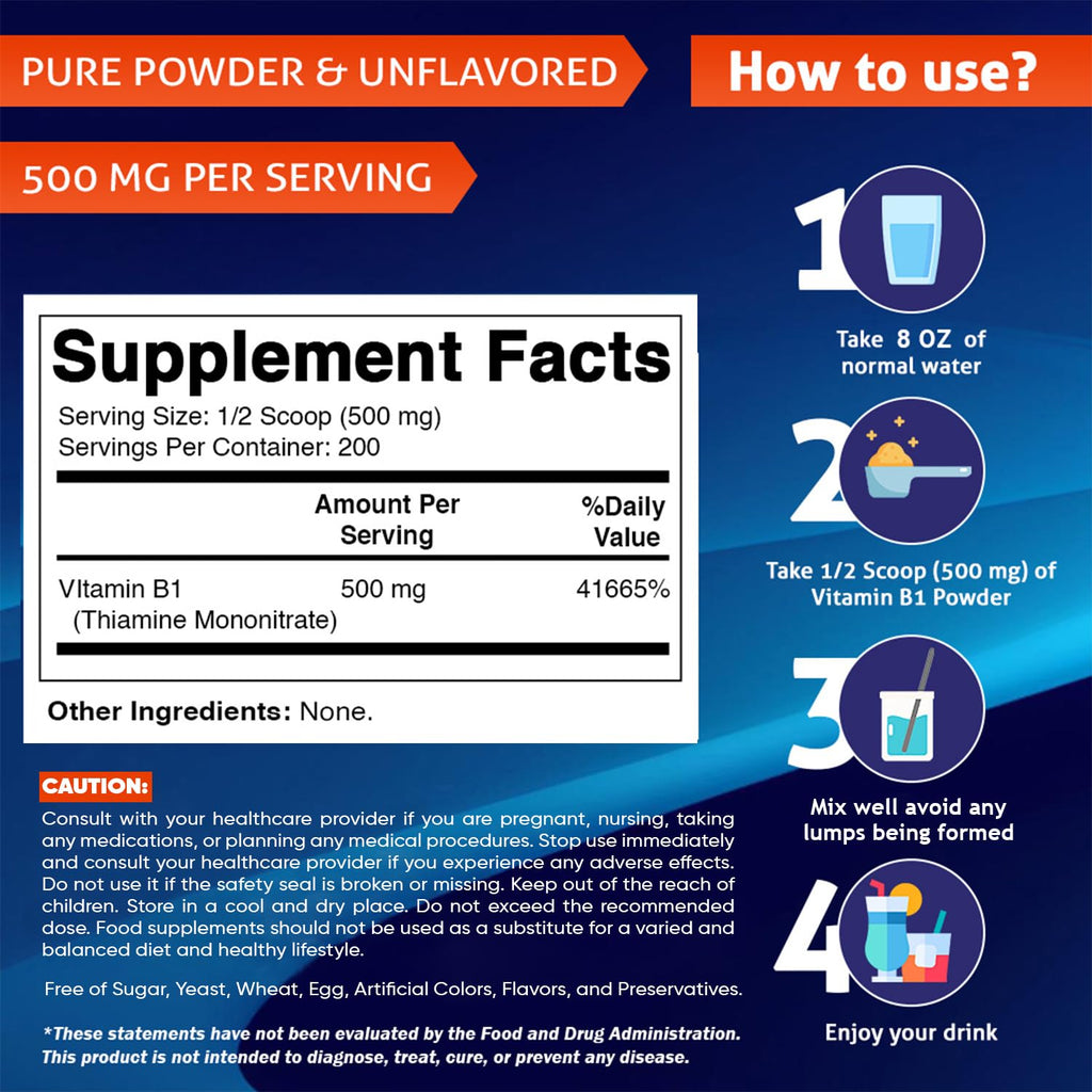 Thiamine mononitrate health benefits