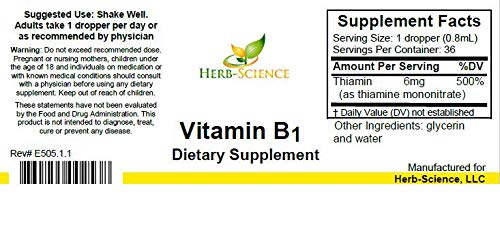 Thiamine supplement for daily wellness