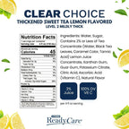 thickened sweetened tea for easy sipping