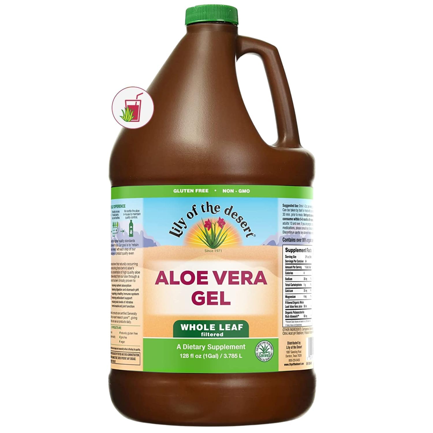 Thicker aloe vera drink for hydration