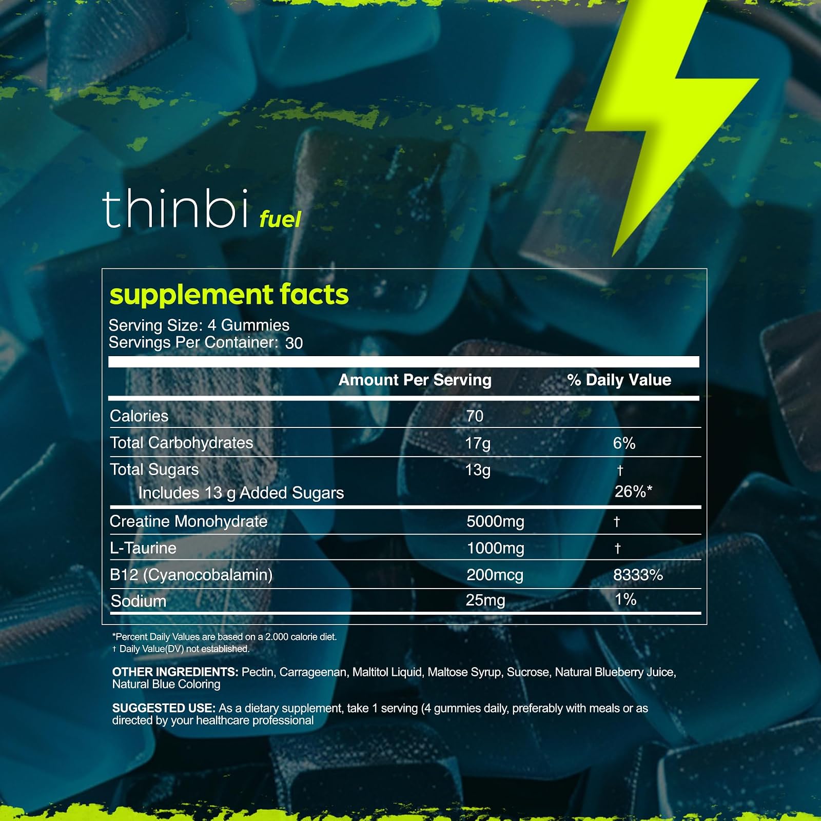 Thinbi creatine for enhanced performance