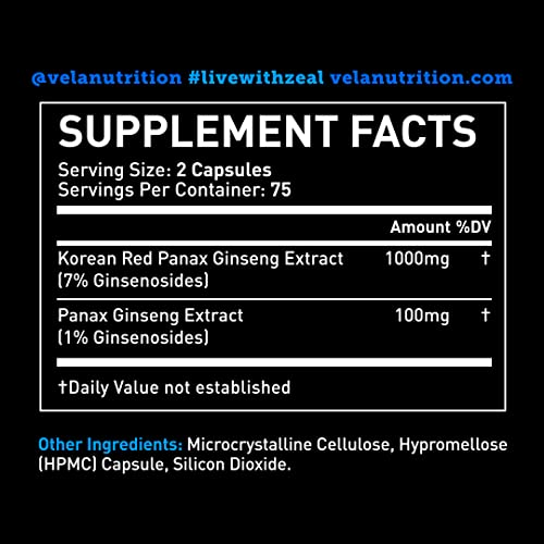 Third-party tested ginseng supplement