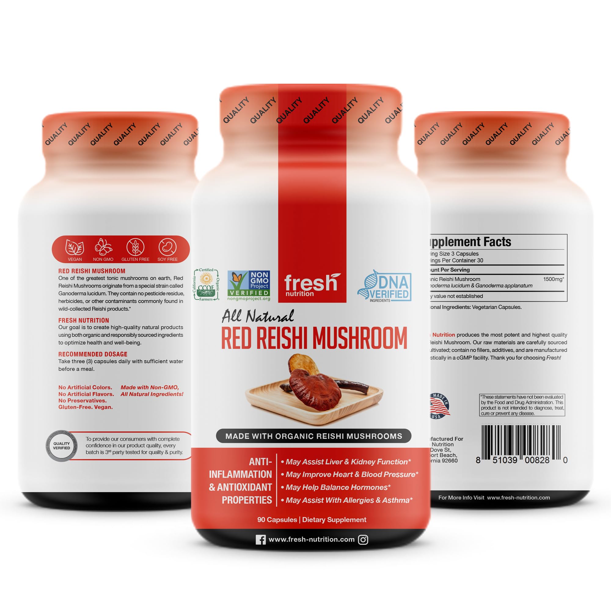 third party tested mushroom capsules