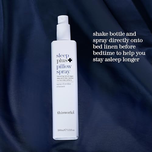 This Works Sleep Plus Pillow Spray soothing lavender fragrance