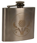 Thistle hip flask for herbal supplements