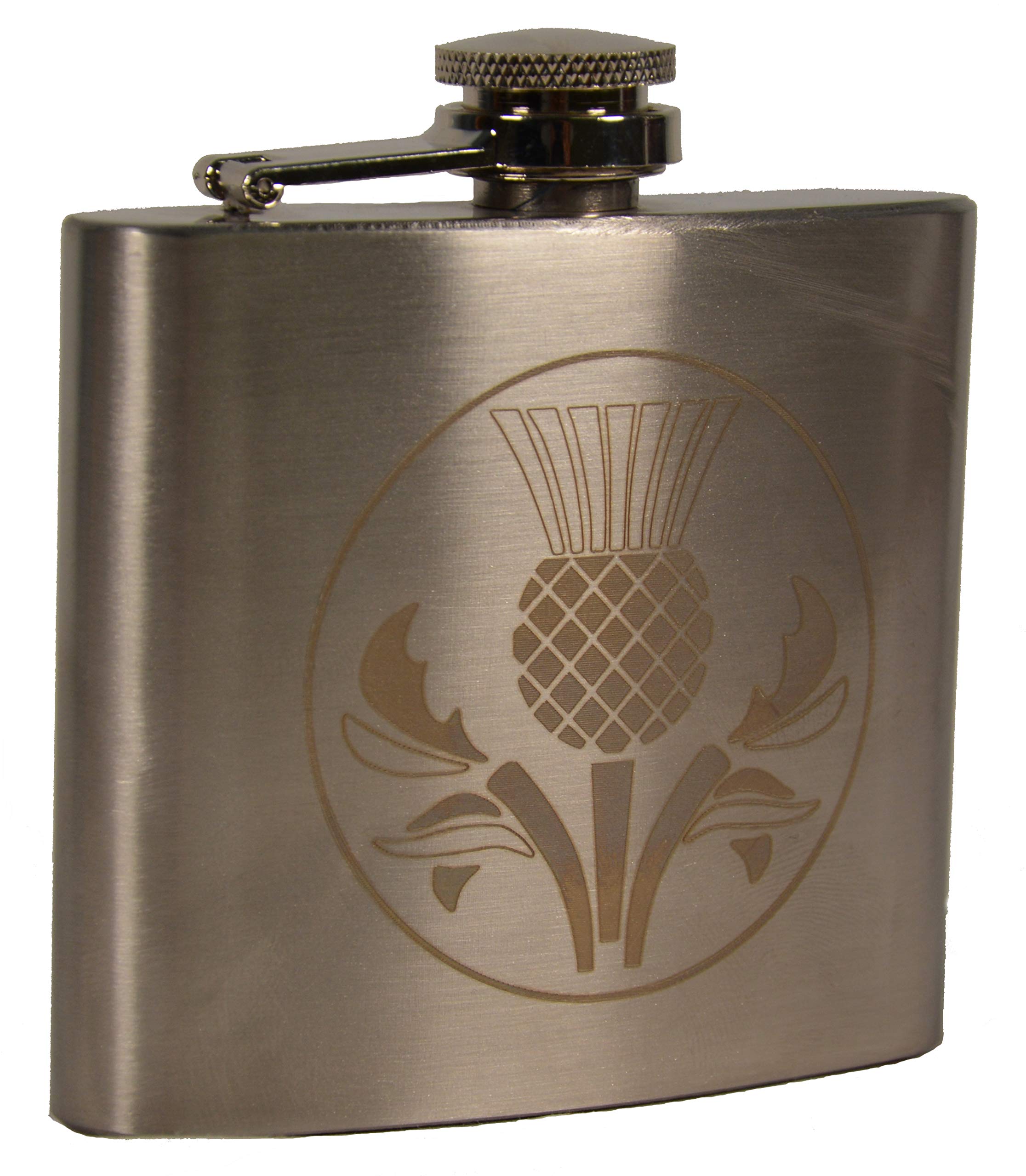 Thistle hip flask for herbal supplements