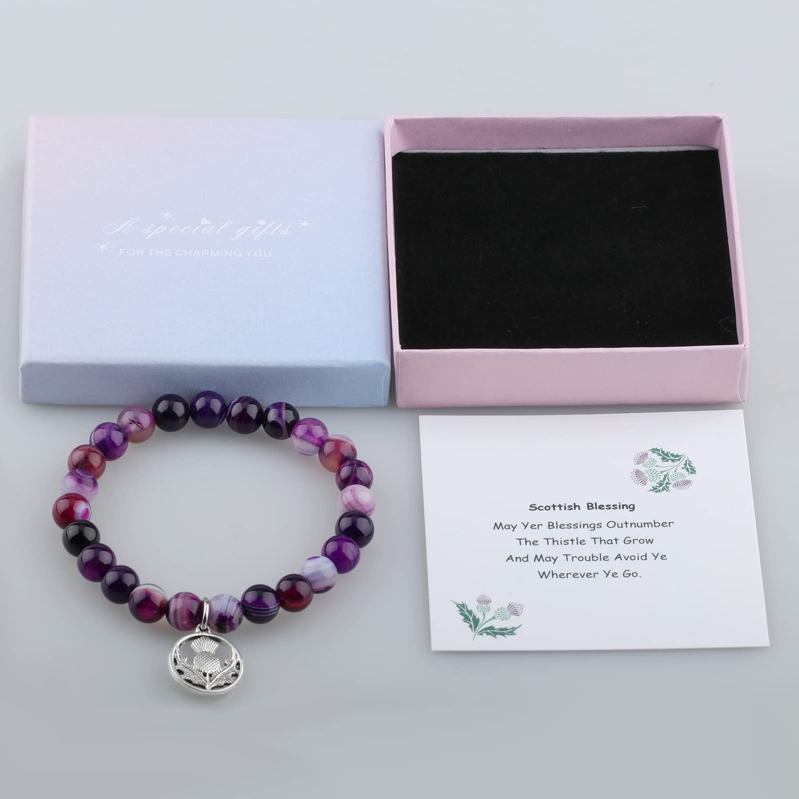 Thistle themed jewelry for everyday wear