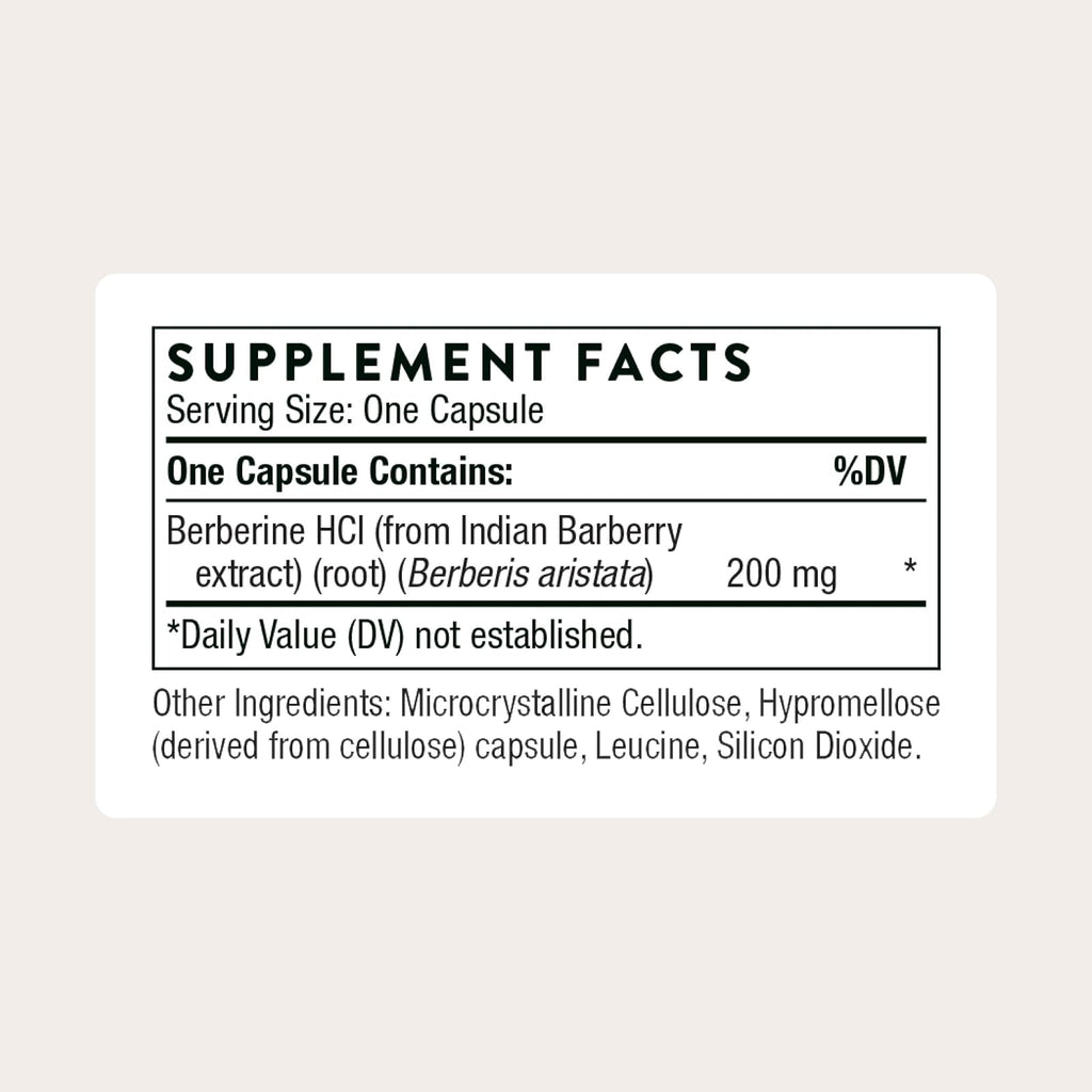 THORNE berberine HCl capsules