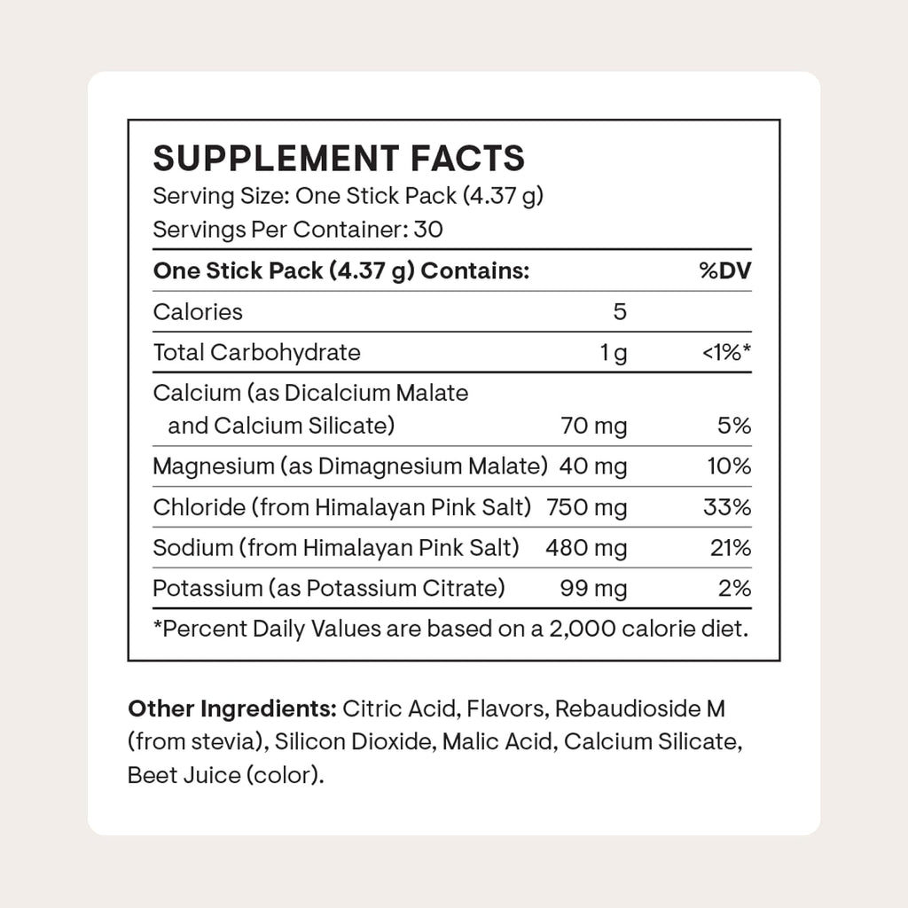 THORNE electrolytes for daily wellness