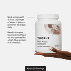 THORNE protein powder for smoothies