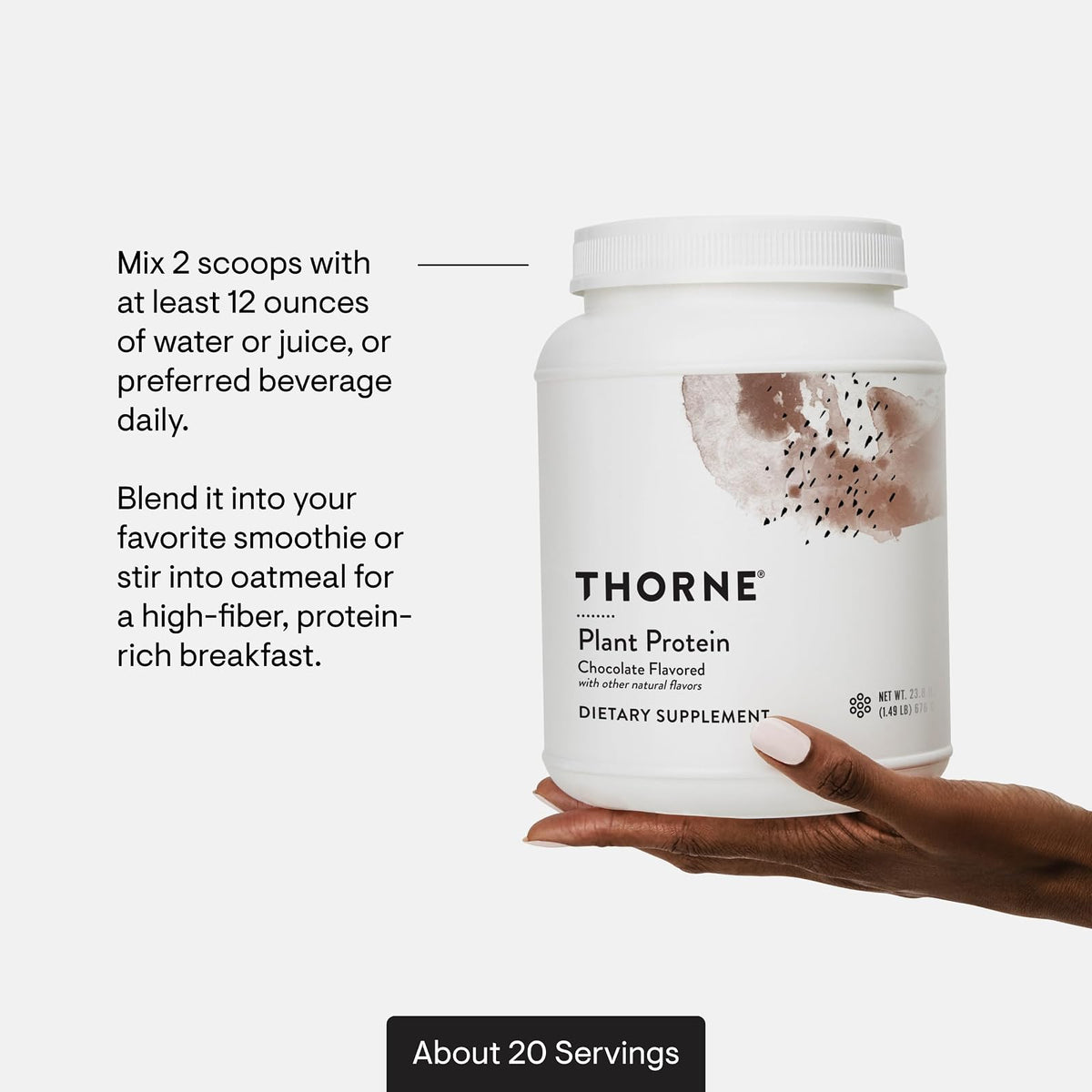 THORNE protein powder for smoothies