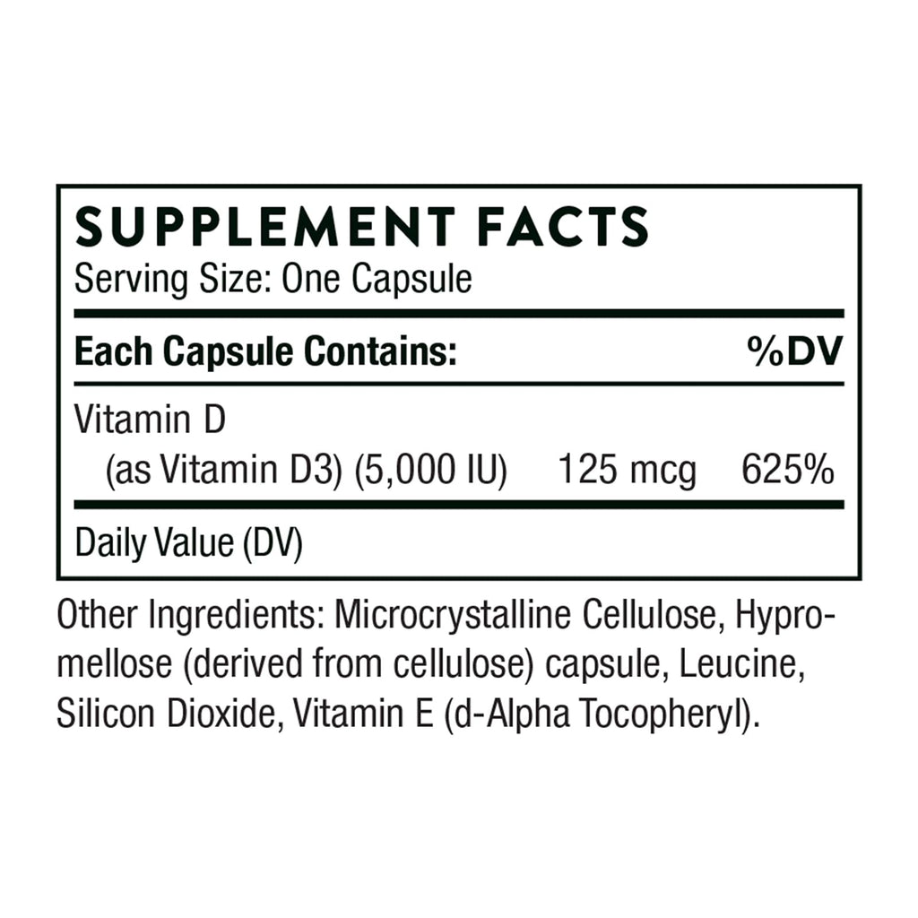 THORNE Vitamin D for mood enhancement