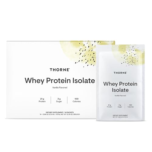THORNE whey protein isolate packets