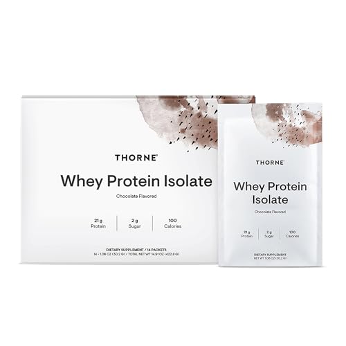 THORNE whey protein isolate packets