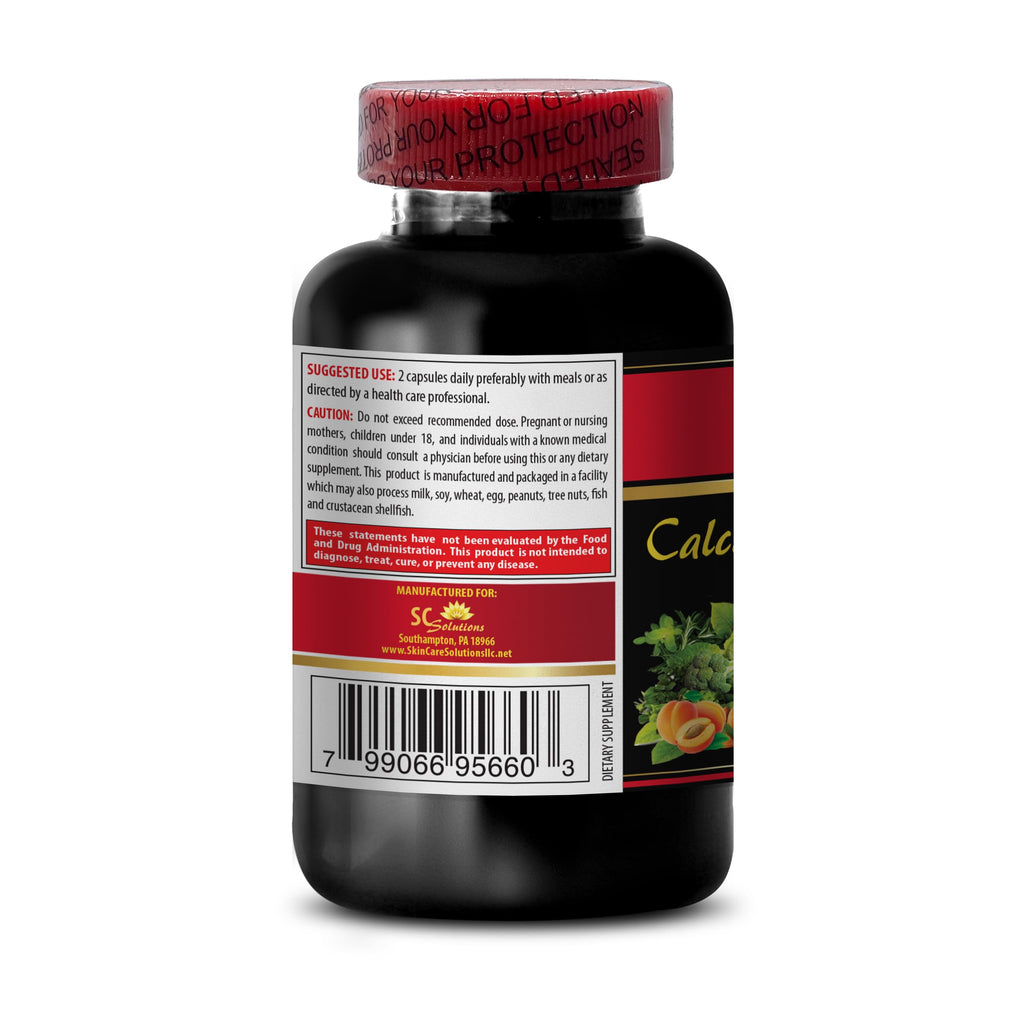 three bottles of calcium magnesium capsules