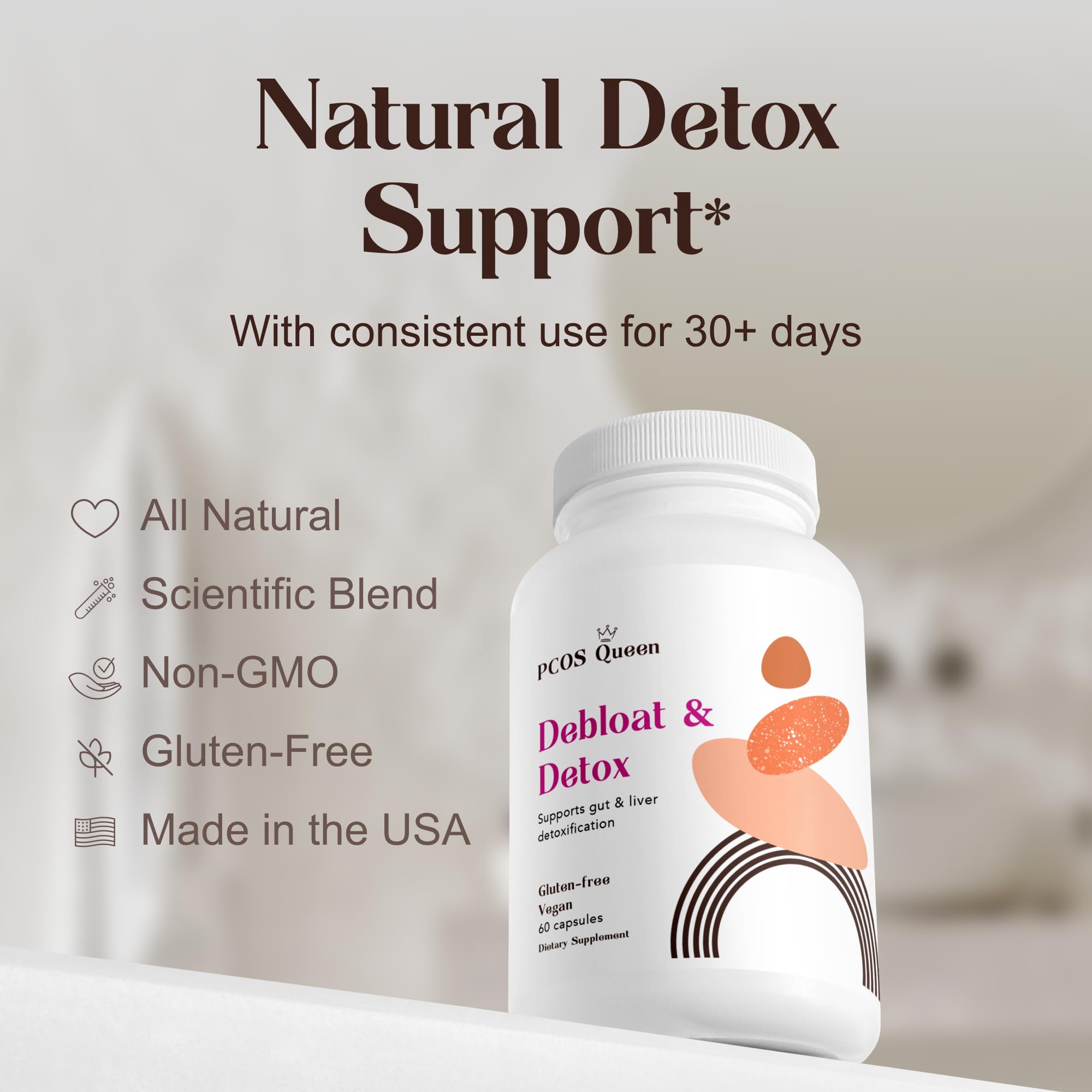three bottles of digestive support vitamins