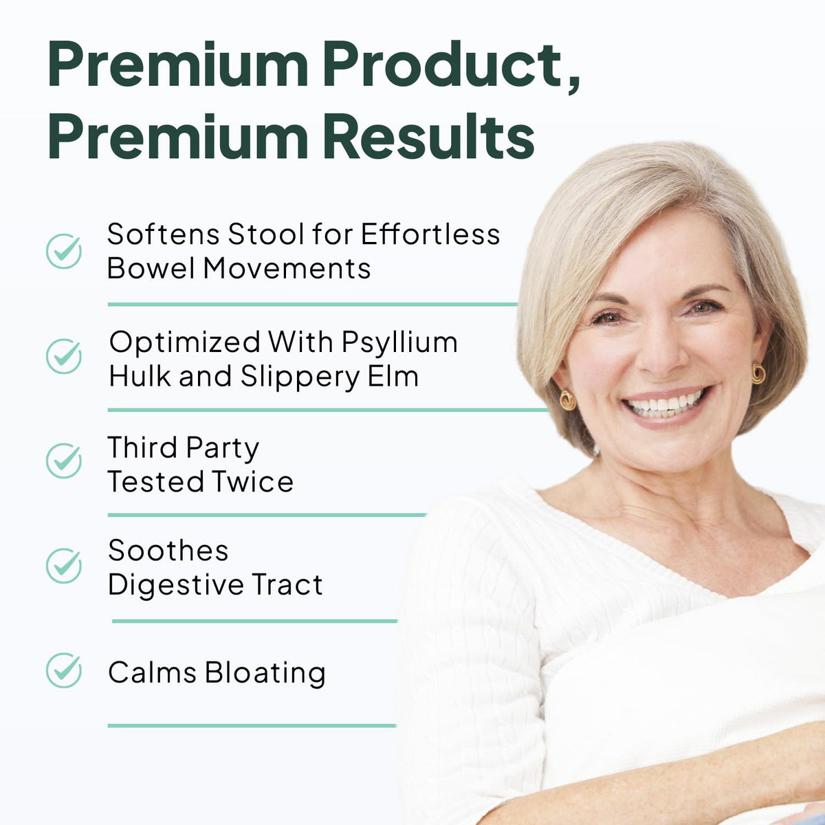 three bottles of digestive support