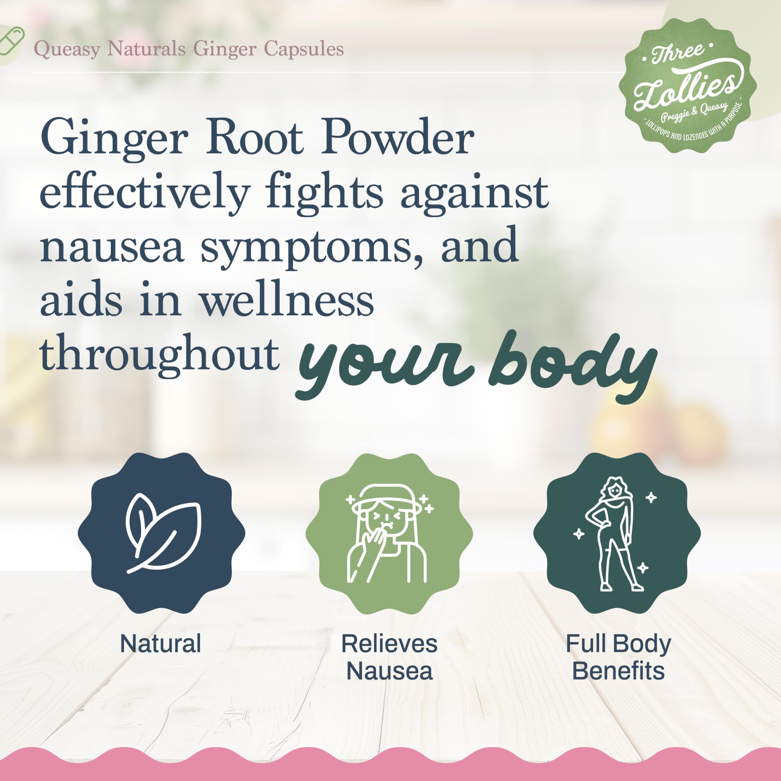 Three Lollies ginger health benefits