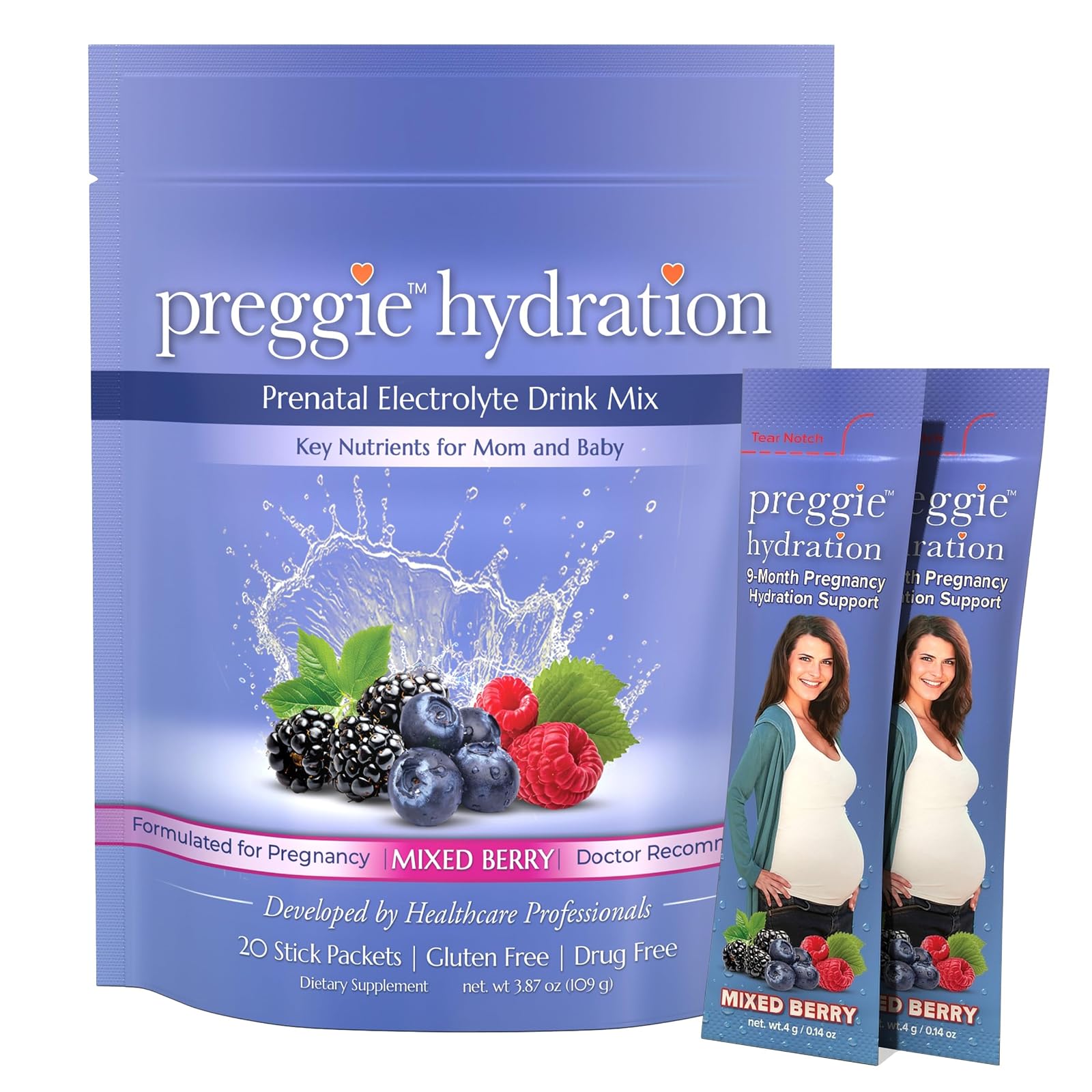 Three Lollies prenatal vitamins hydration