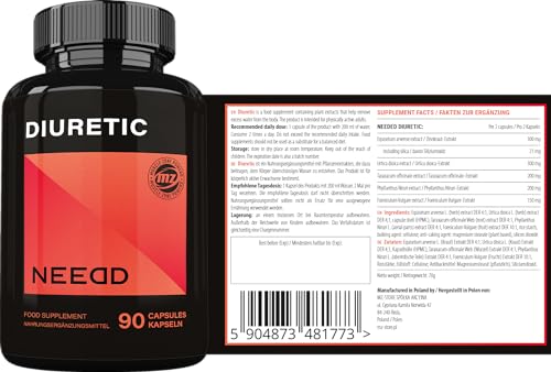 three month supply of diuretic capsules