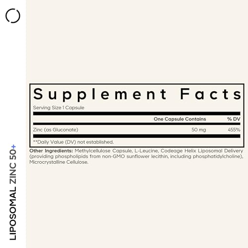 Three-month supply of zinc capsules