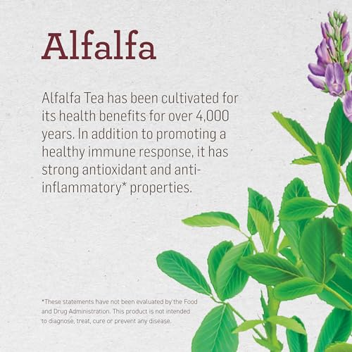three pack alfalfa tea bags
