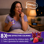 Three pack magnesium gummies for family health