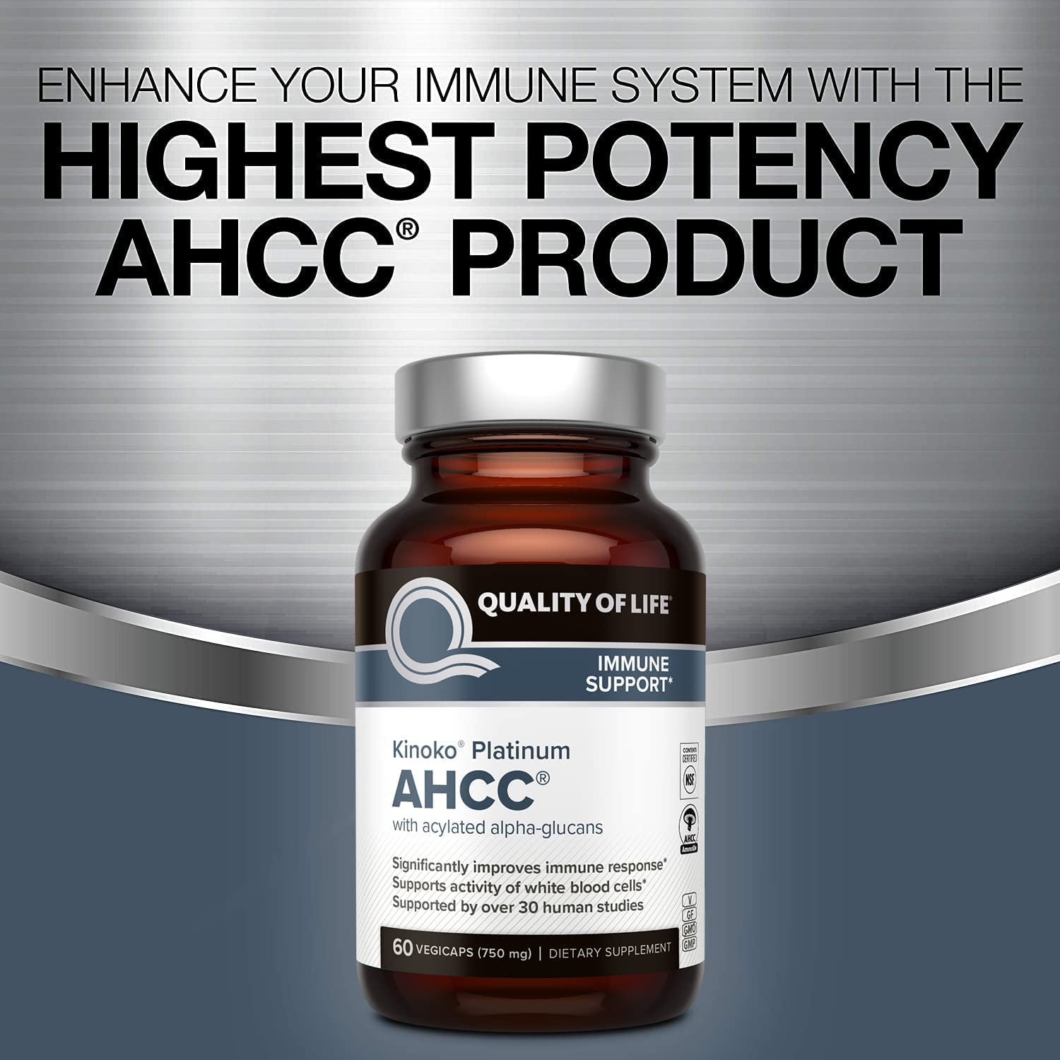 Three-pack mushroom supplement bottles