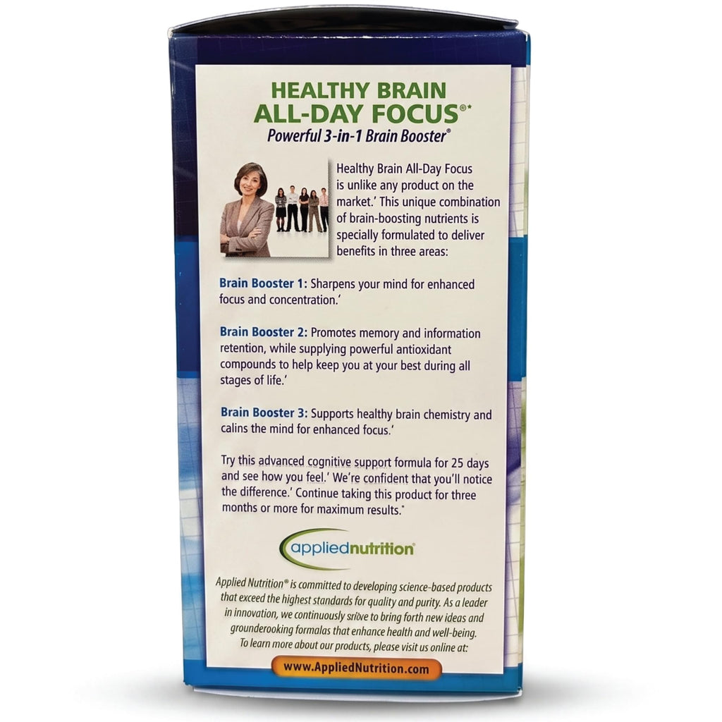 three pack of focus-enhancing tablets