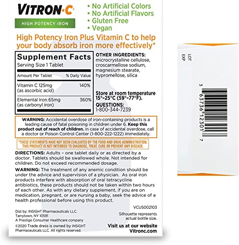 Three pack of iron tablets