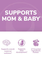 Three pack prenatal vitamins convenience