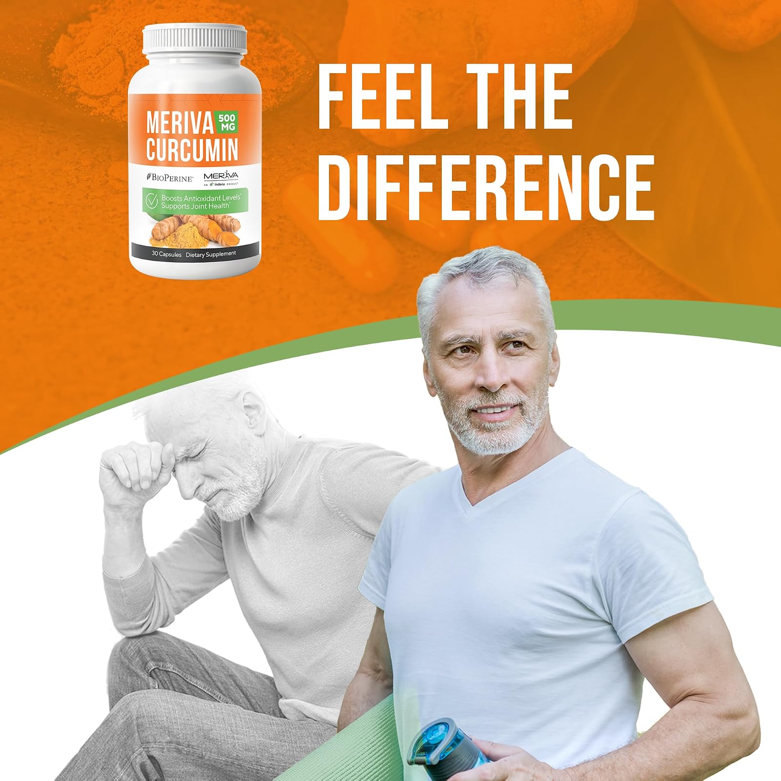 Three pack turmeric and curcumin