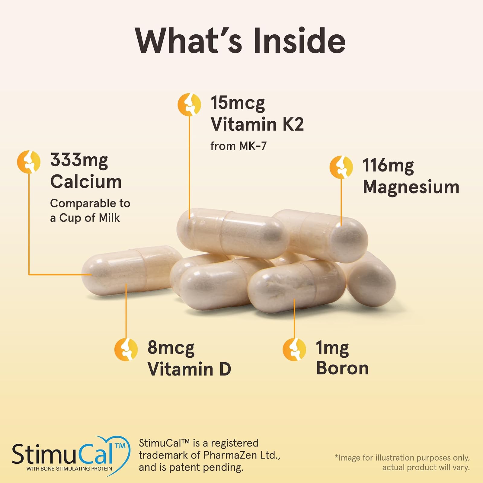 Three per day calcium citrate formula