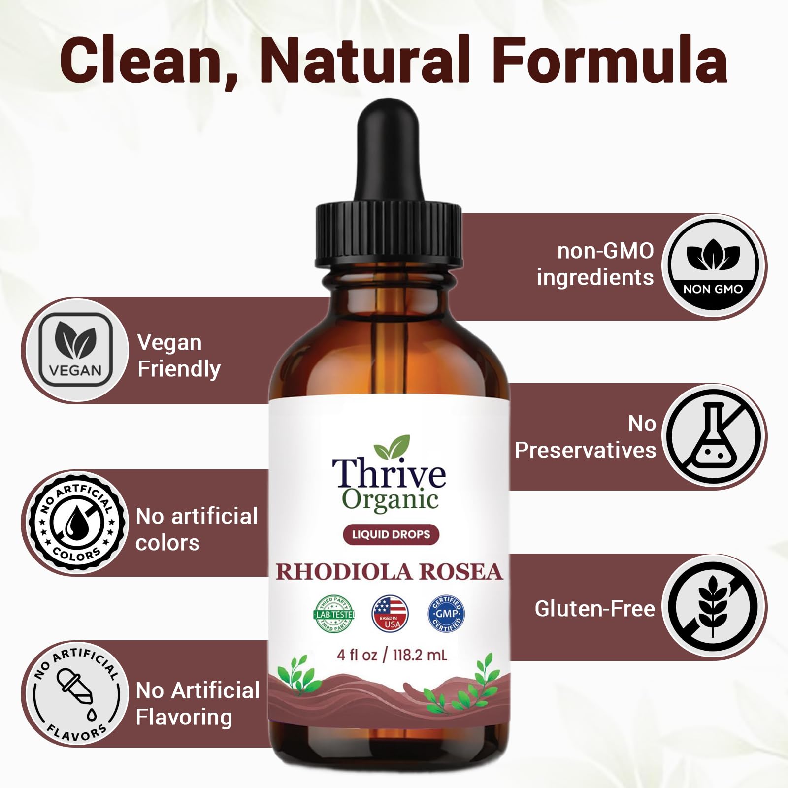 Thrive Rhodiola for mental clarity
