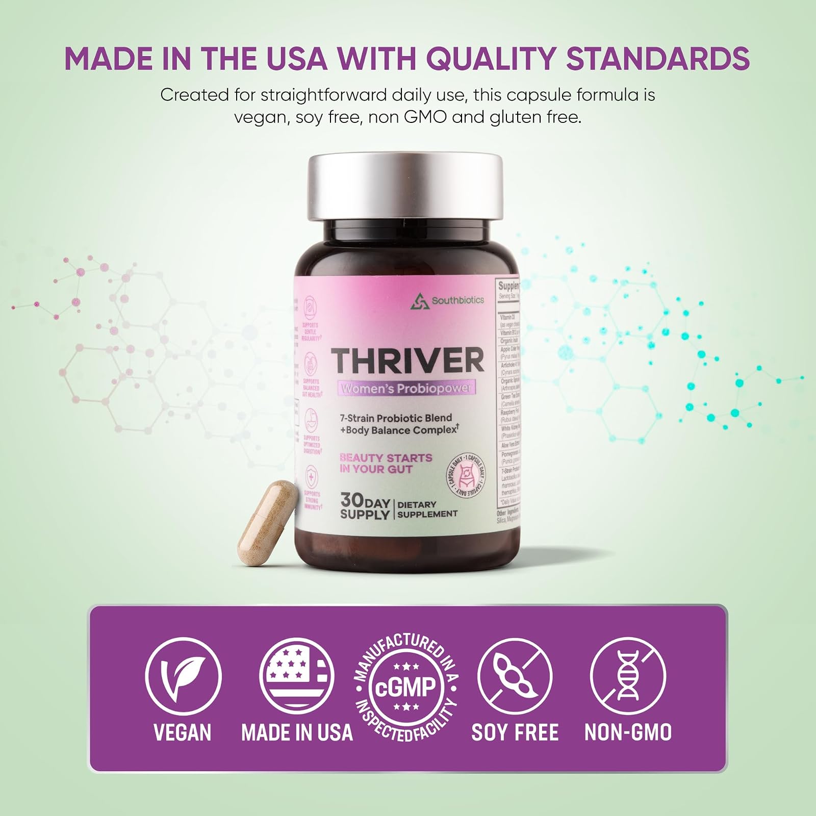 Thriver probiotics for immune support