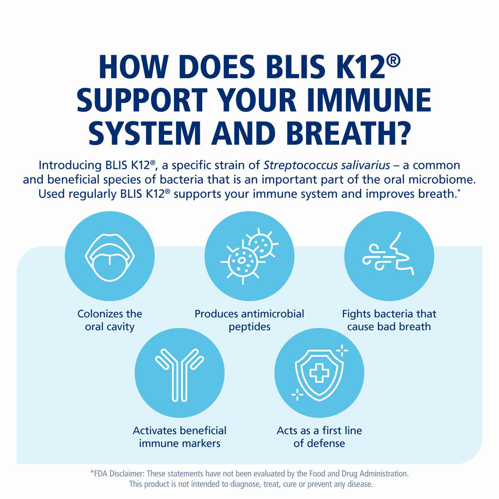 throat health lozenges with probiotics