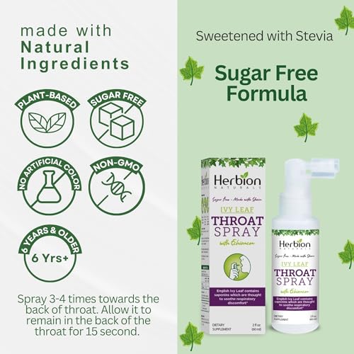 throat spray with marshmallow root