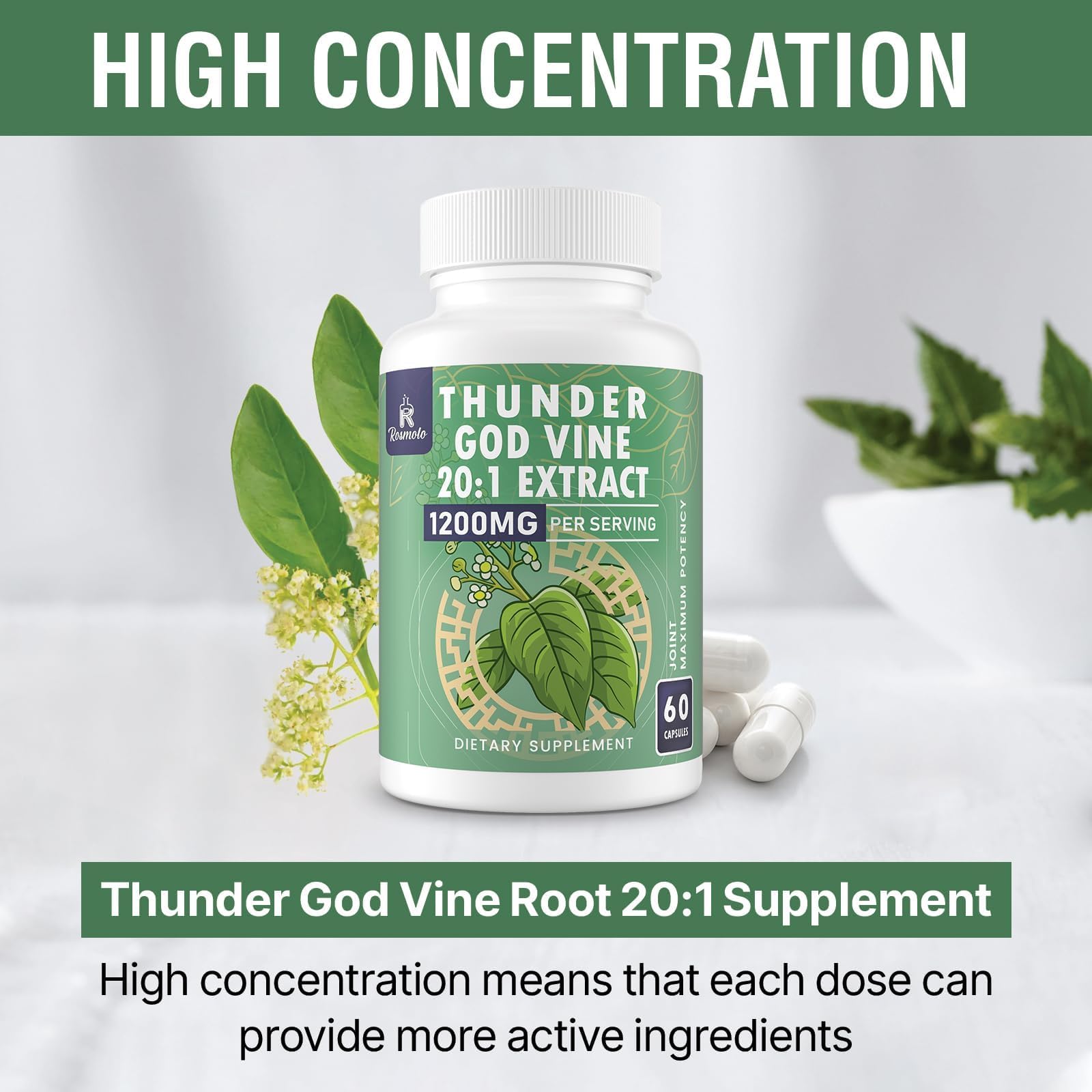 Thunder God Vine root extract features