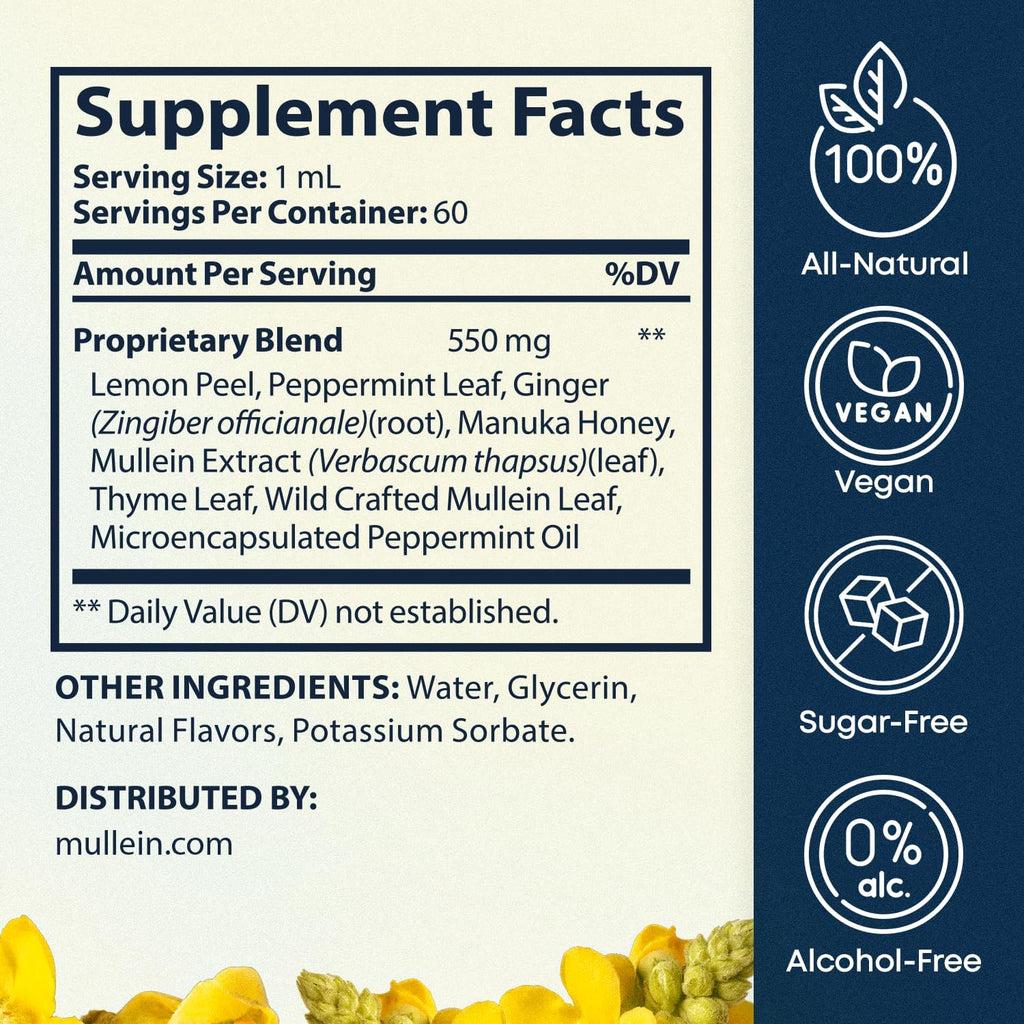 thyme and mullein herbal blend