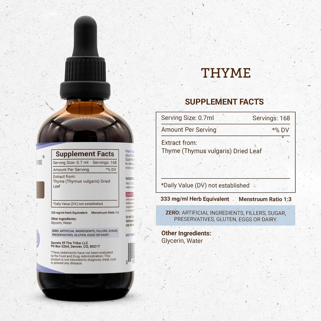 thyme extract for cooking and health